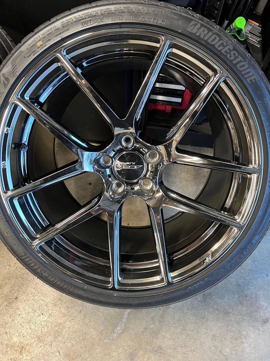 FS (For Sale) C7 z06 with CCB Ace alloy Black chrome AFF02 set with ...