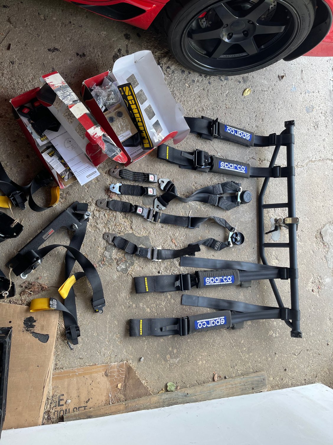 FS (For Sale) C6 Corvette Harness, Brey-Krause Bar, Schroth Harnesses ...