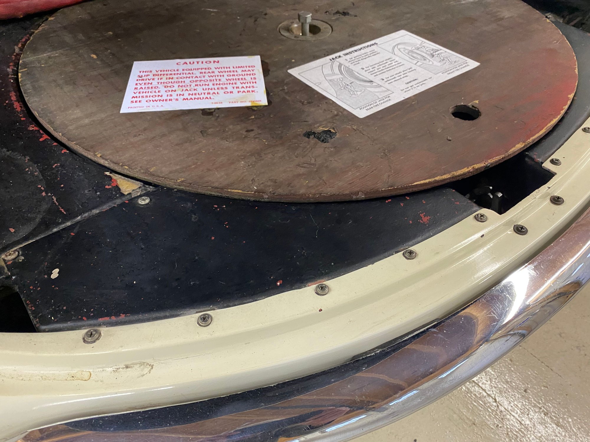 C1 Spare Tire Question - CorvetteForum - Chevrolet Corvette Forum ...