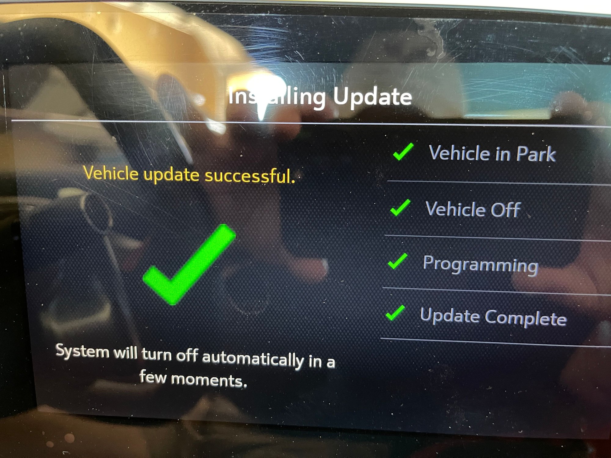 My first software update.... - CorvetteForum - Chevrolet Corvette Forum ...
