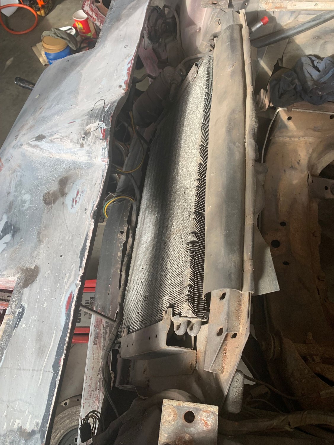 C2 Radiator top rubber cooling flap - CorvetteForum - Chevrolet ...