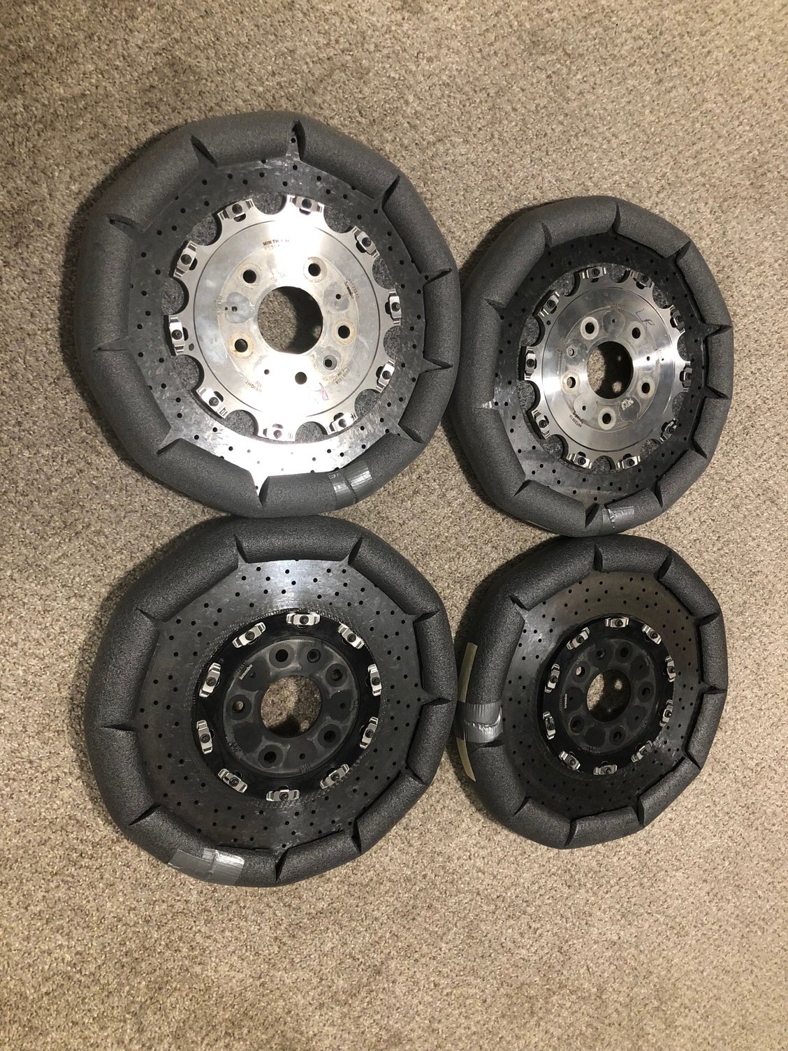 Styrofoam rings that come with carbon ceramic brakes? - CorvetteForum ...
