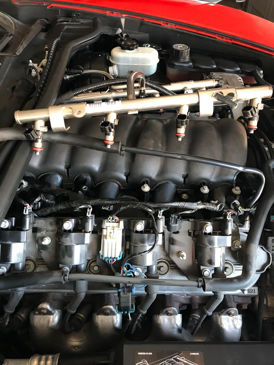 Painted my intake plenum cover - CorvetteForum - Chevrolet Corvette ...