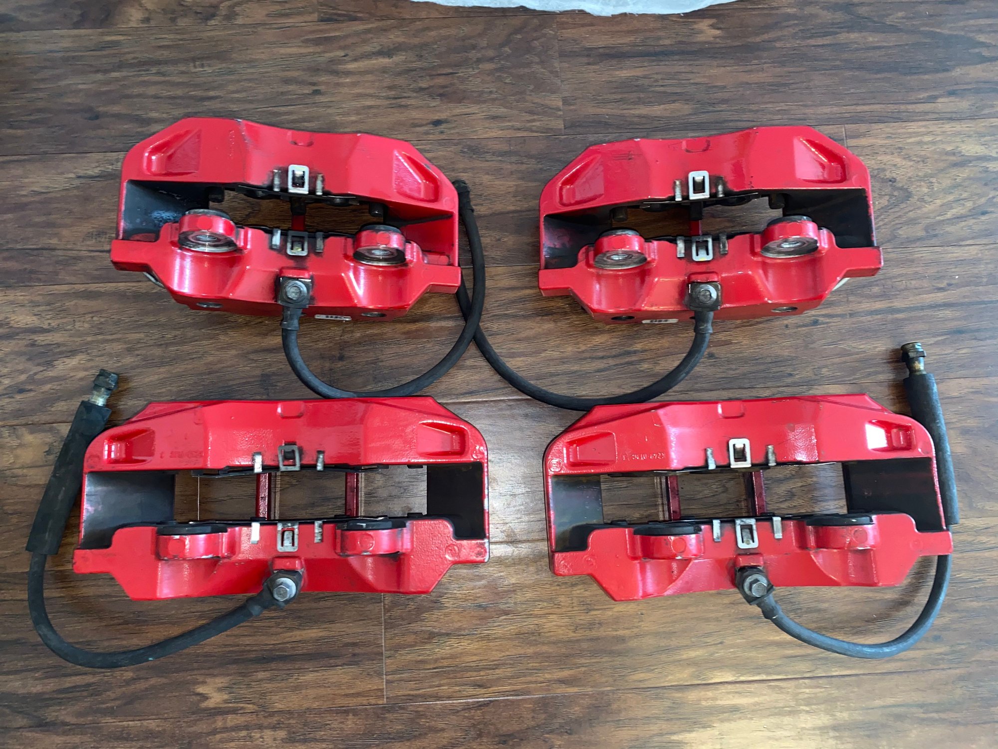 FS (For Sale) C6 ZO6 brake calipers red front and rear - CorvetteForum ...