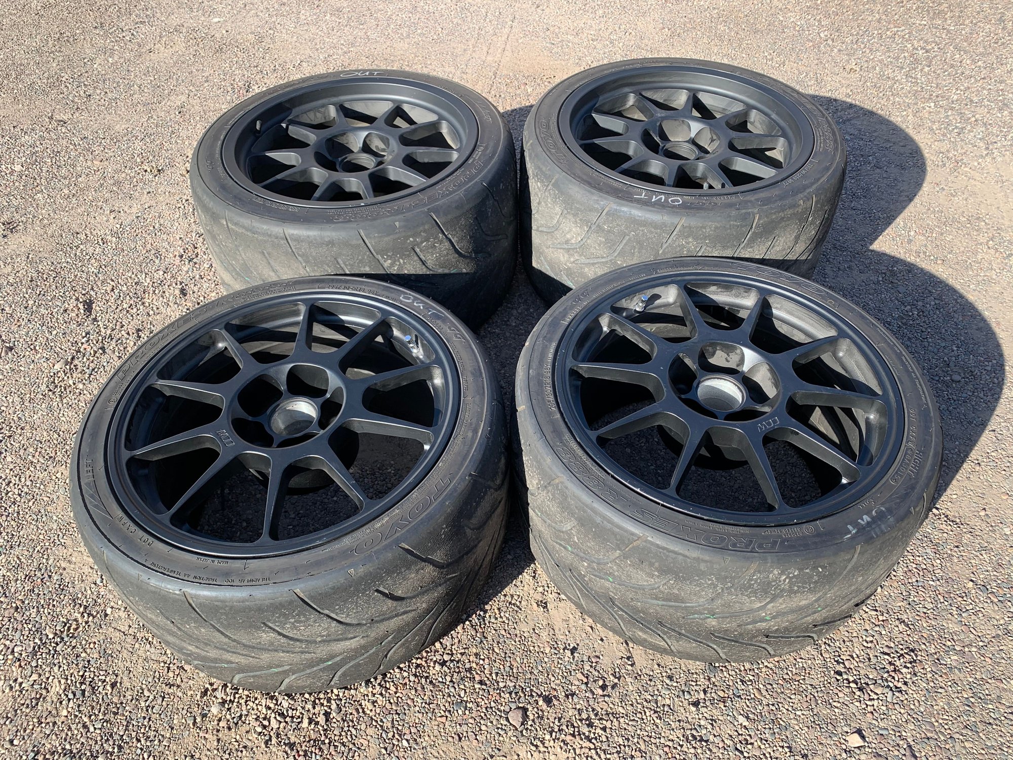 FS (For Sale) CCW C10 Corsair wheels & Toyo R888 tires, 18x11 fronts ...