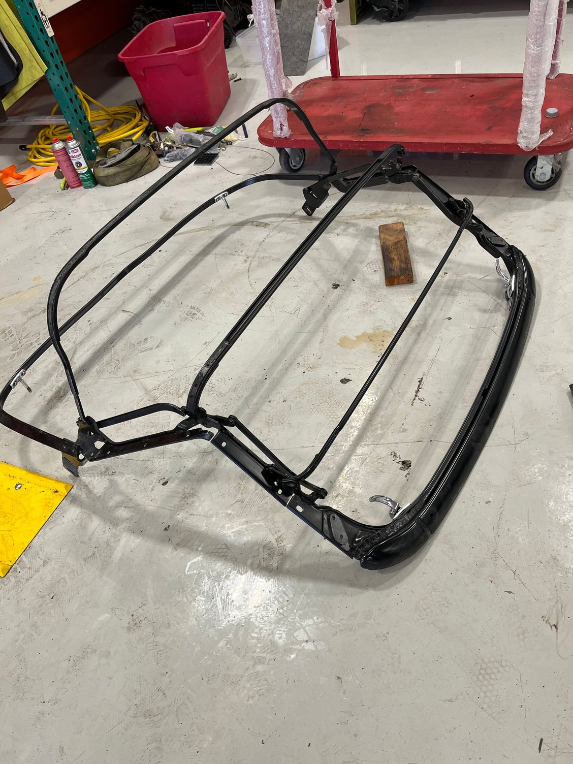 FS (For Sale) 63 to 65 convertible top frame with latches and pins ...