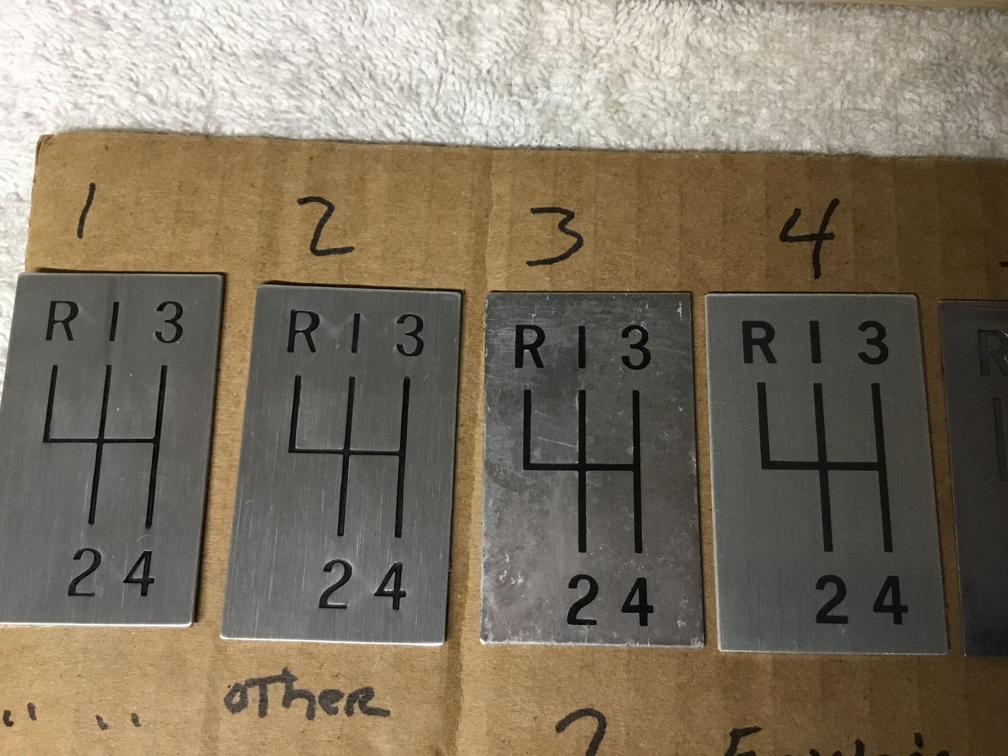 C2 Console shift pattern plates (4spd.) - CorvetteForum - Chevrolet ...