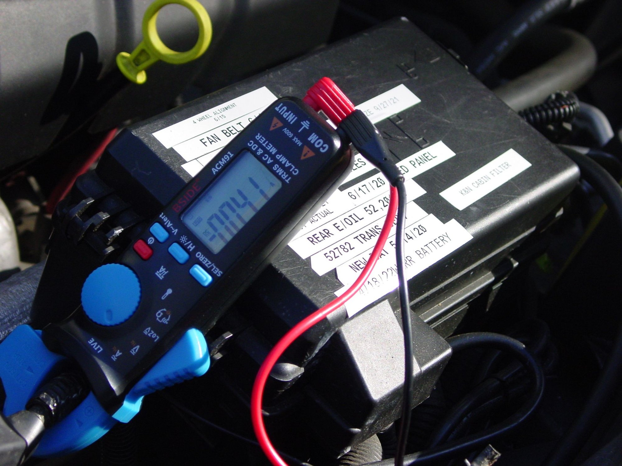 Parasitic Draw using M/A clamp on meter - CorvetteForum - Chevrolet ...