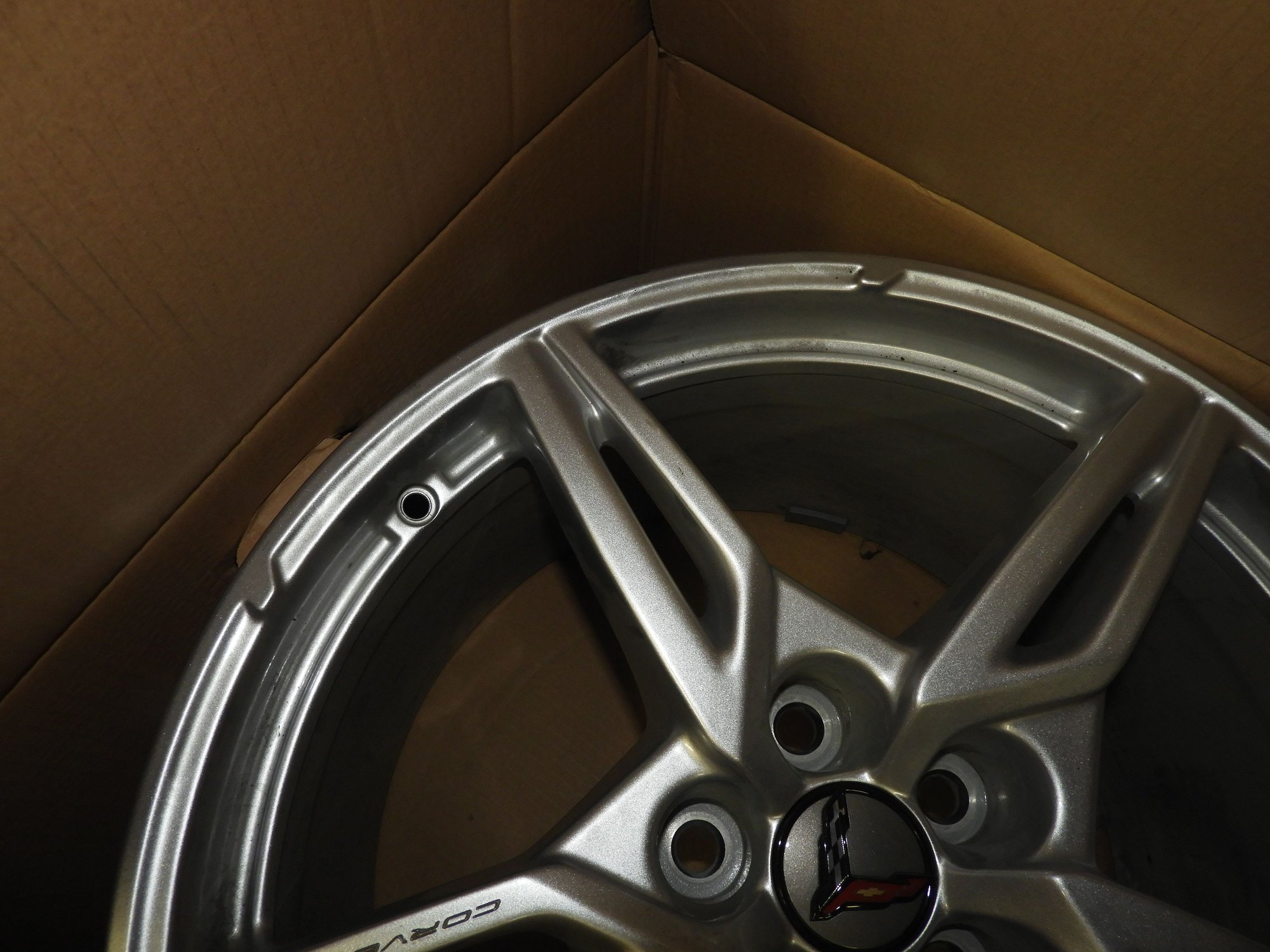 FS (For Sale) Set of OEM base Corvette Aluminum wheels - CorvetteForum ...