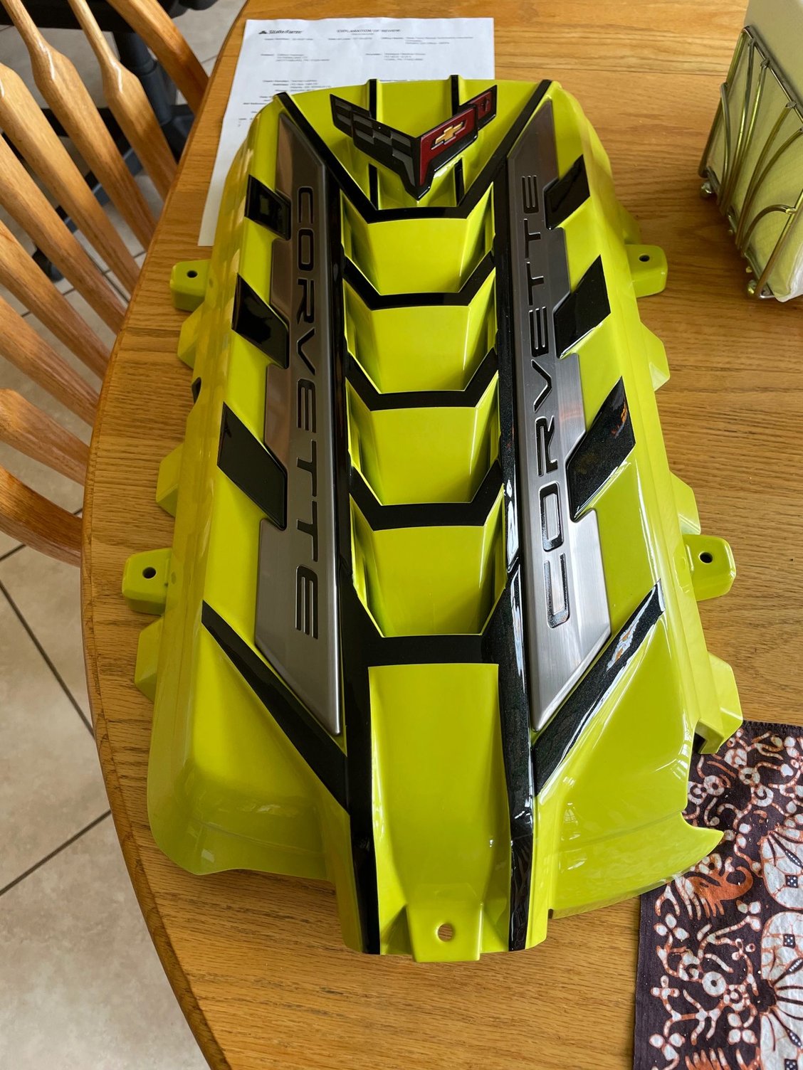 Engine Cover Corvette Badge / Emblem - CorvetteForum - Chevrolet ...