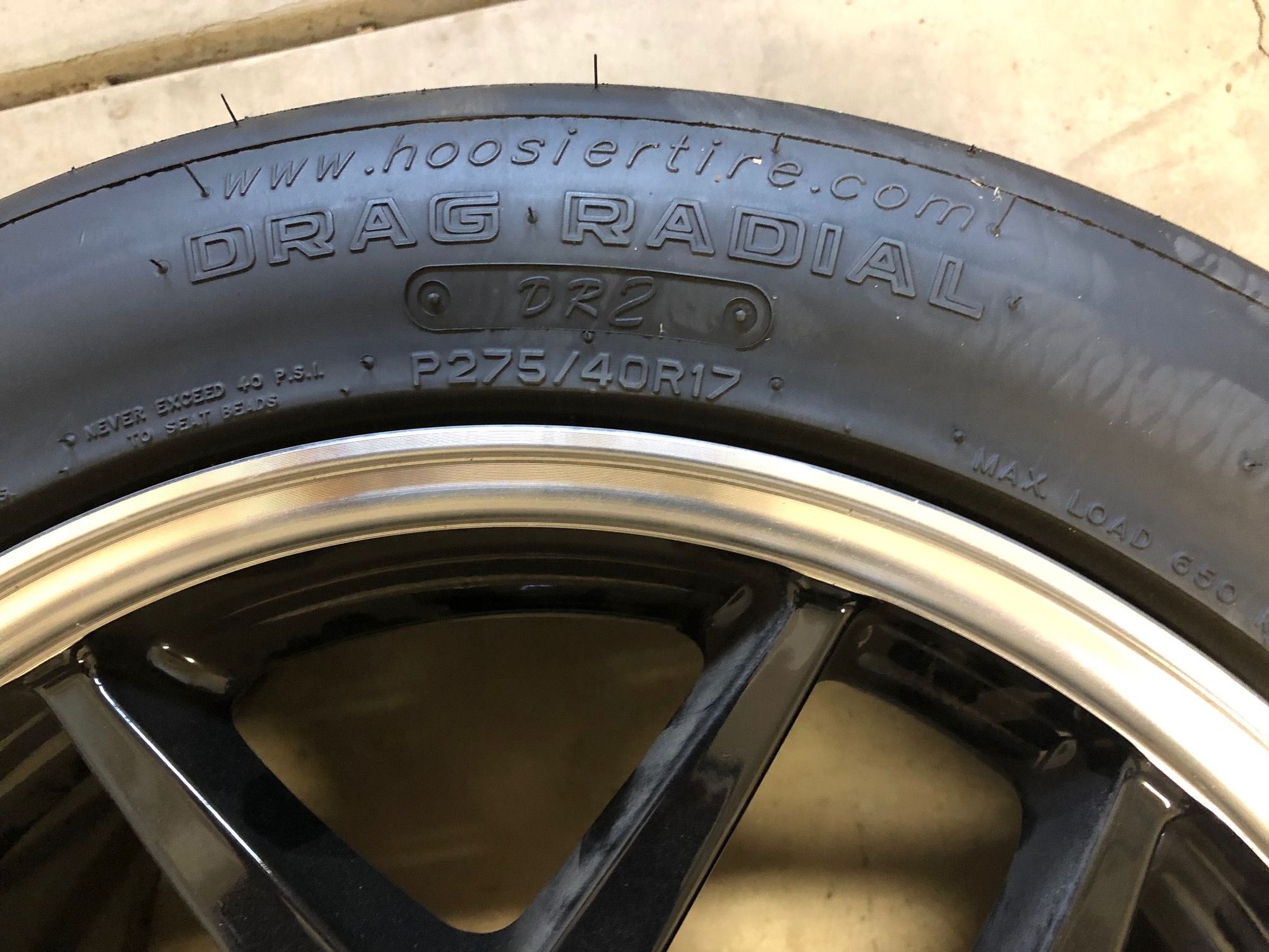 FS (For Sale) Hoosier Drag Radials on Z06 Rims - CorvetteForum ...