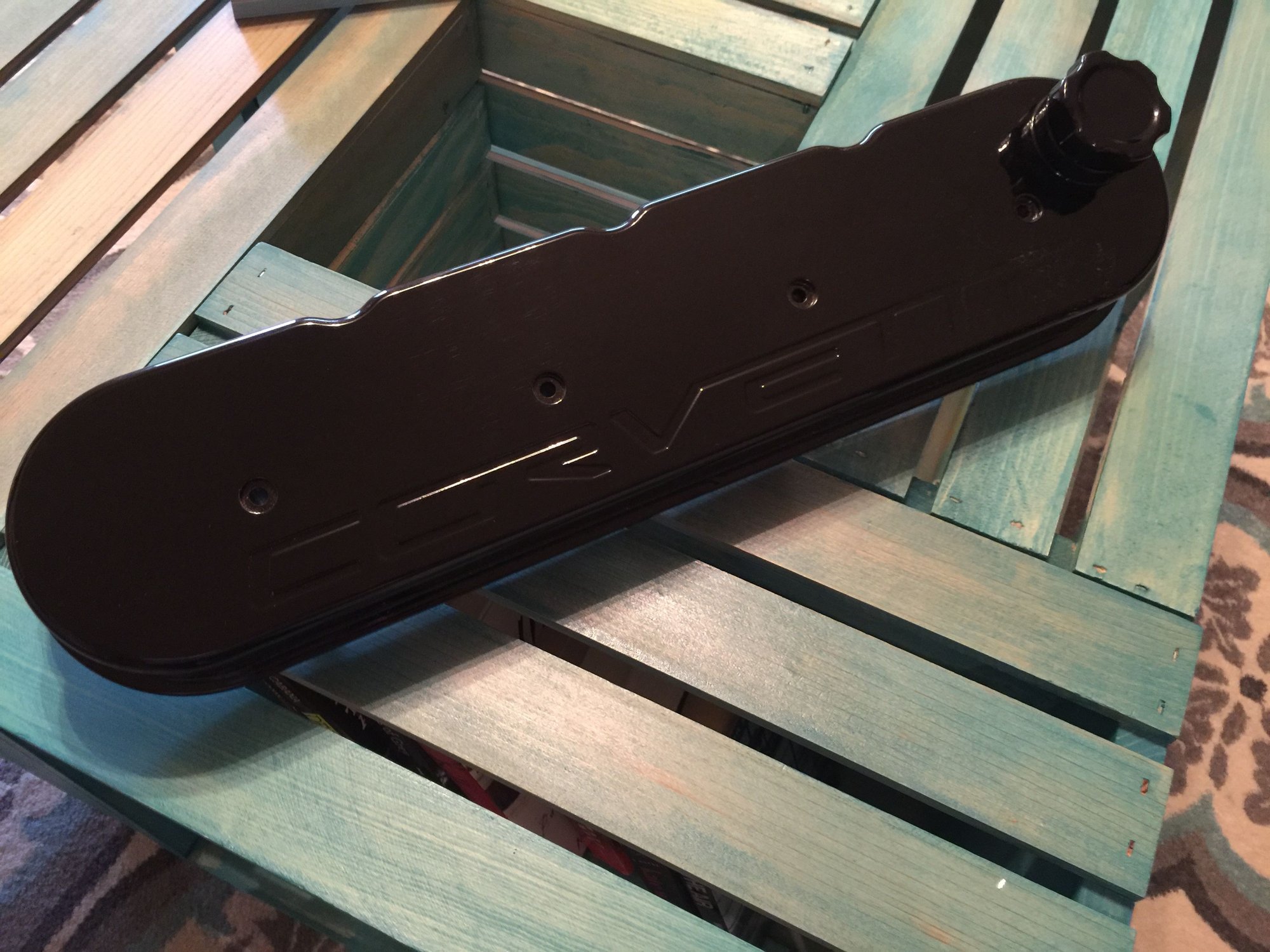 Black "Corvette" script valve covers for any LS engine - CorvetteForum ...