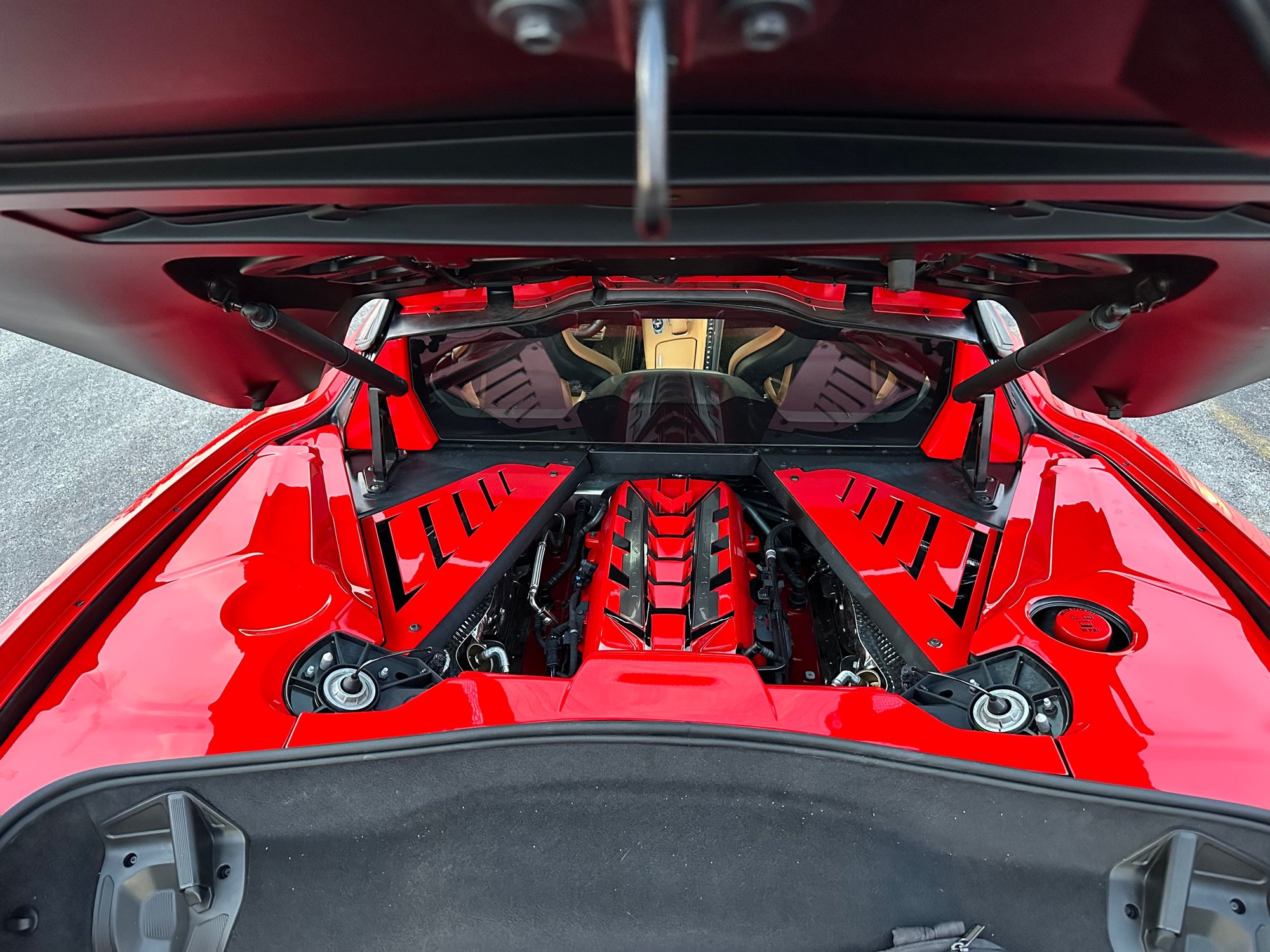 FS (For Sale) READY to SHIP - C8 Corvette Painted Engine Bay Covers 3pc ...