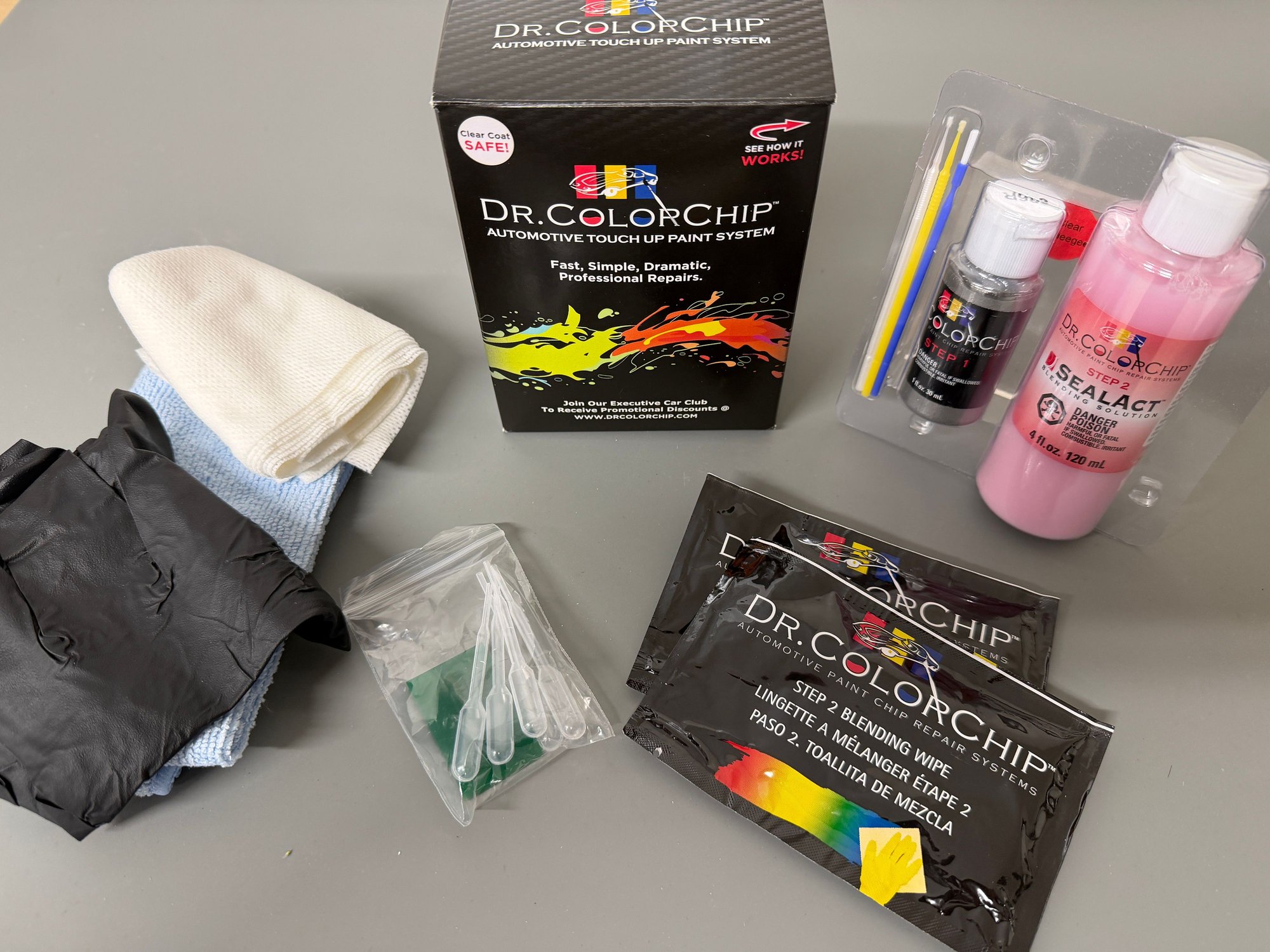 FS (For Sale) Dr. ColorChip Squirt N Squeegee PLUS Touch-Up Kit GM 636R ...