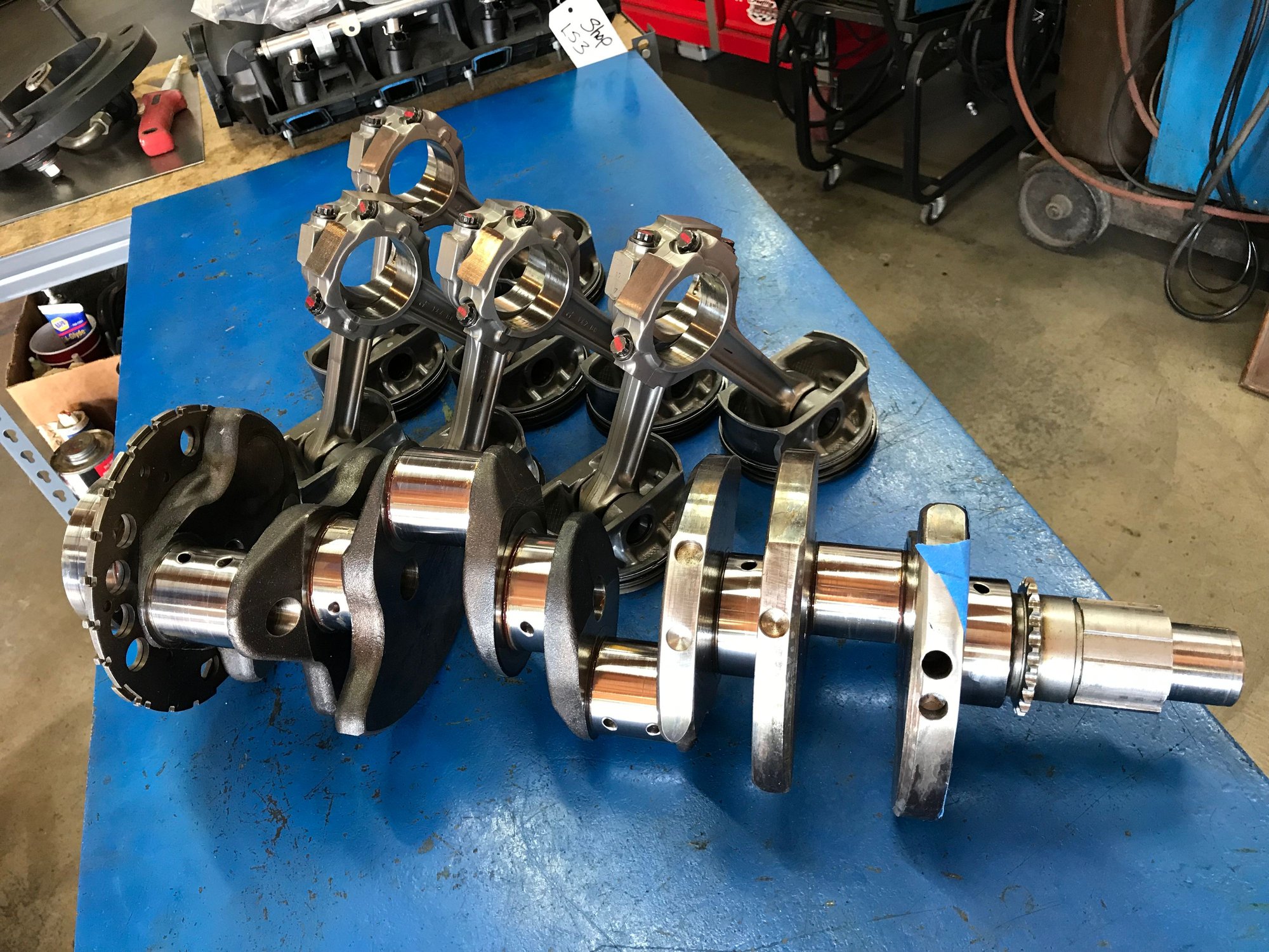 FS (For Sale) LS7 Balanced Rotating Assembly Crankshaft,Rods,Pistons w ...