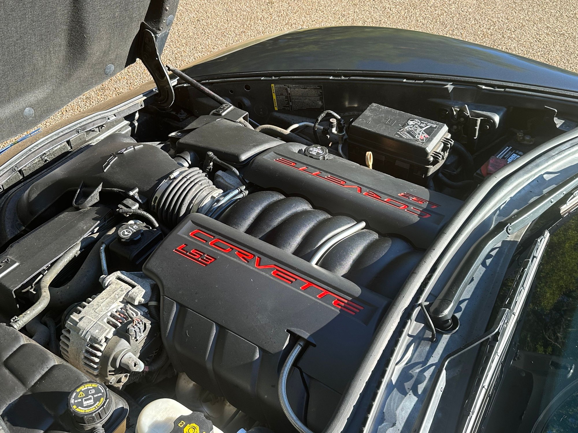 FS (For Sale) 2011 C6 Corvette Coupe 2LT LS3 engine silver w/ grey ...