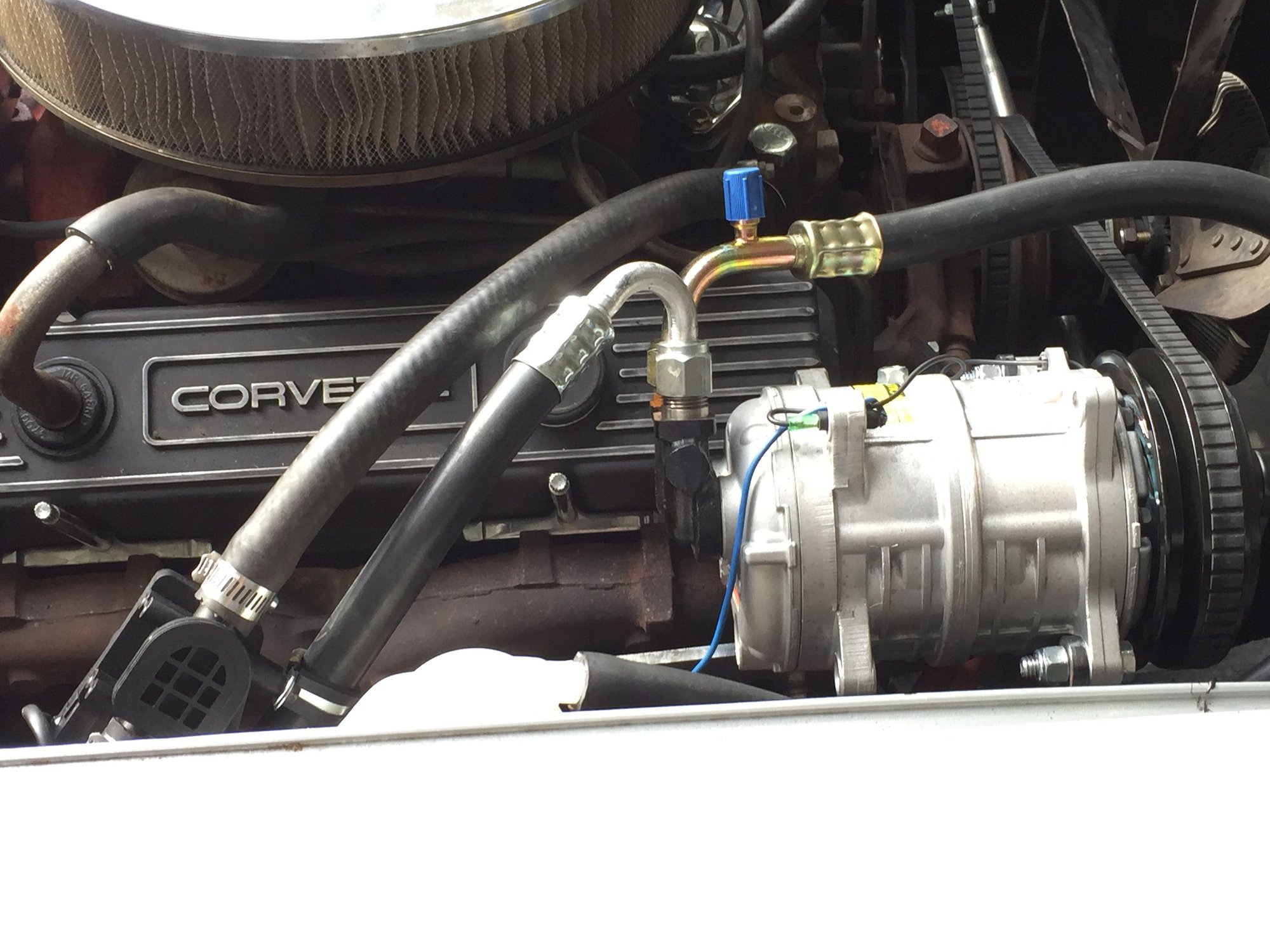rear or normal exit Sanden 508 compressor upgrade - CorvetteForum ...