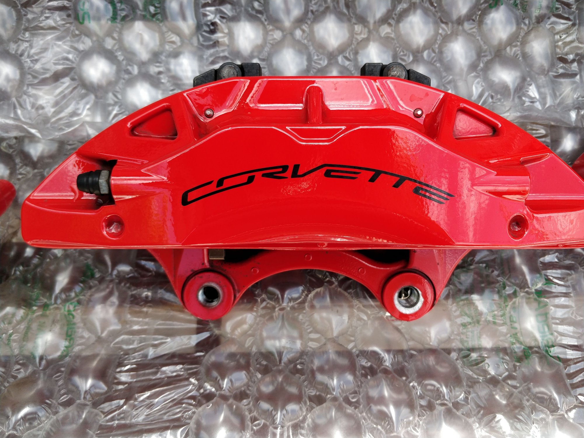 FS (For Sale) Z51 calipers, rotors, lines, brake pads OEM in red ...