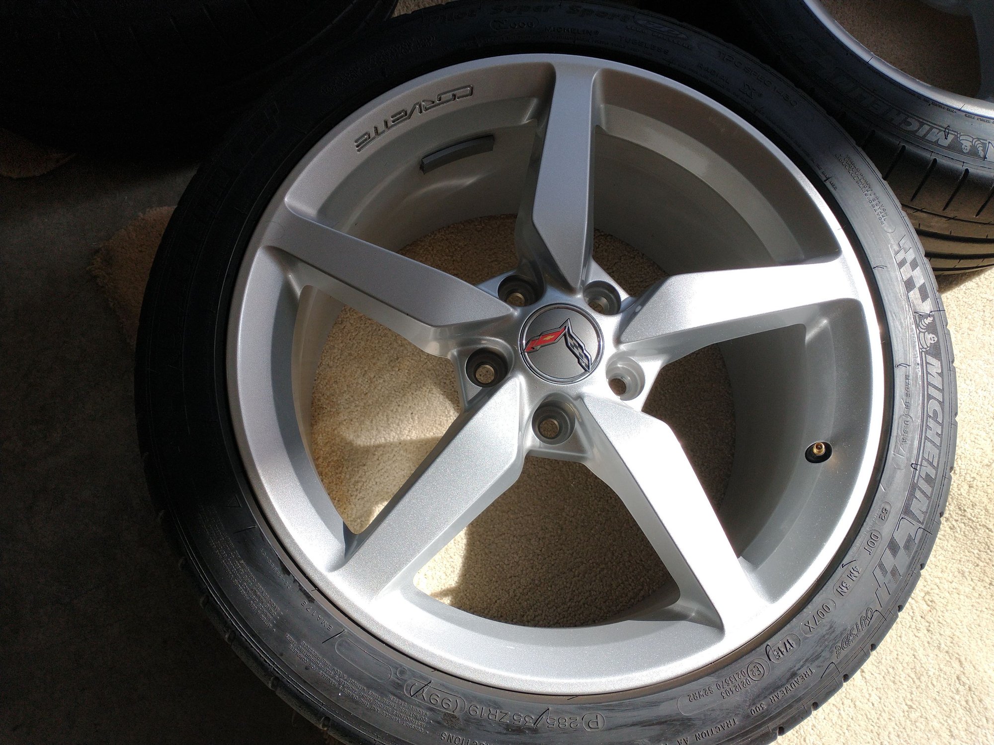 FS (For Sale) SOLD!! Corvette C6 OEM Wheels (18"-19") and tires ...