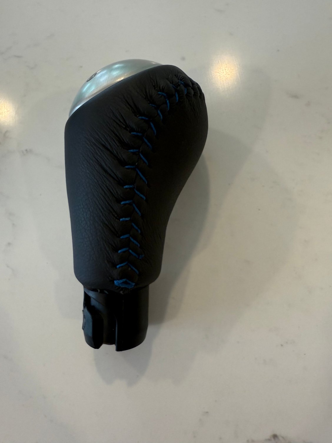FS (For Sale) OEM blue-stitched shift knob/boot & ebrake boot. Brand ...