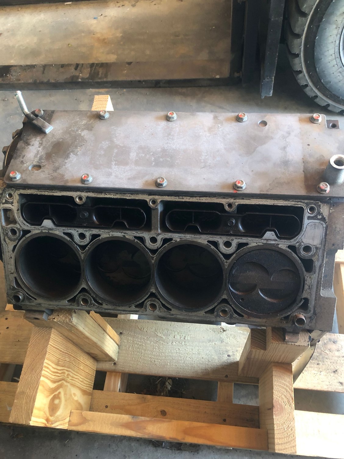 FS (For Sale) LS7 Short block with cracked sleeve - CorvetteForum ...