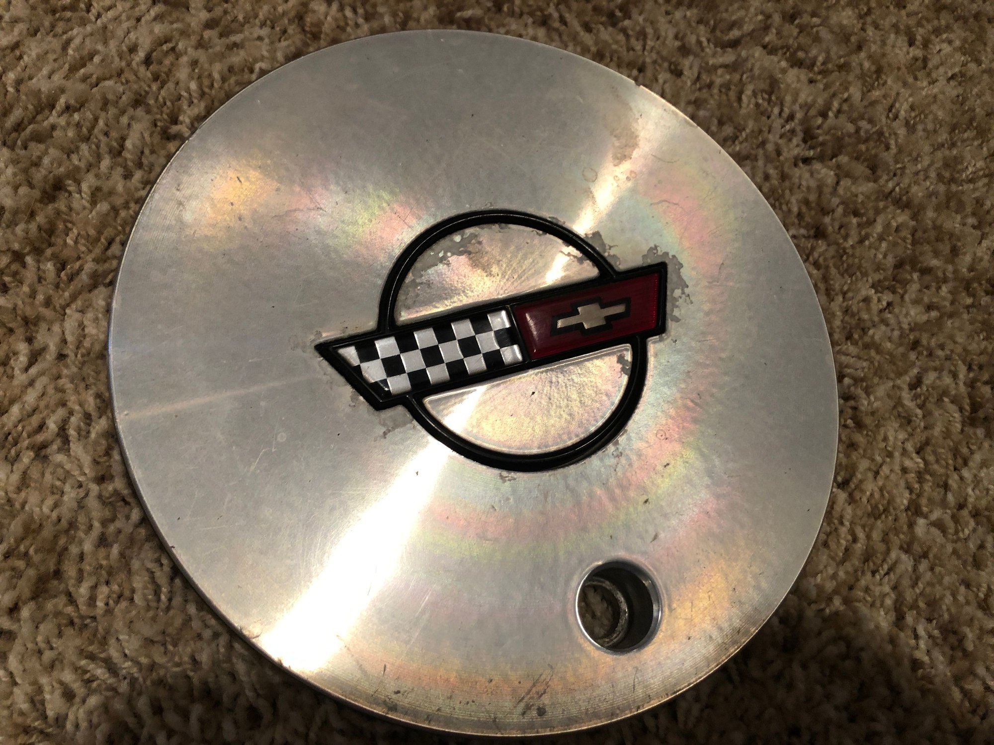 FS (For Sale) 1988-1989 Corvette Center cap set w/ new lock screws ...