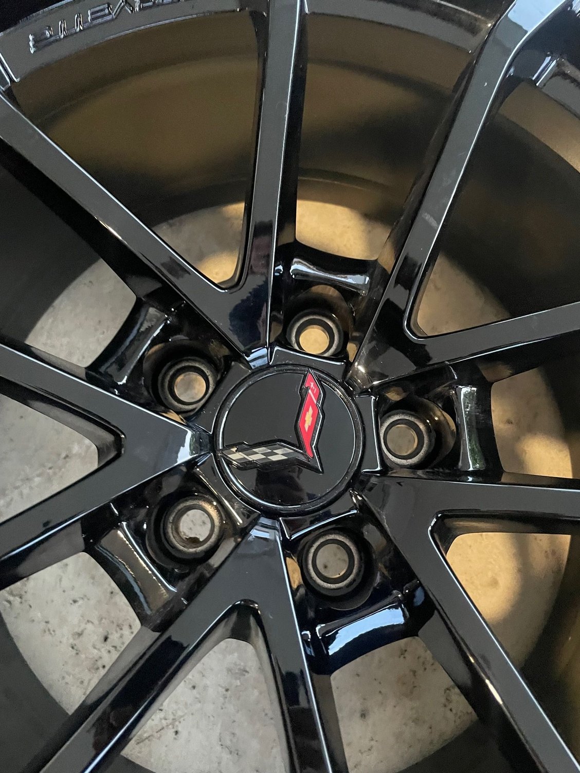 FS (For Sale) OEM C7 GrandSport Wheels - Gloss Black - CorvetteForum ...