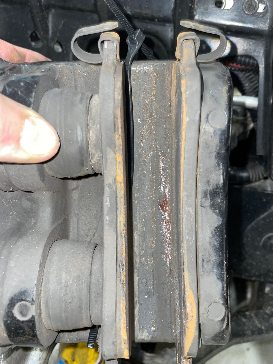 Help. RF brake pad and rotor always wear out before LF - CorvetteForum ...