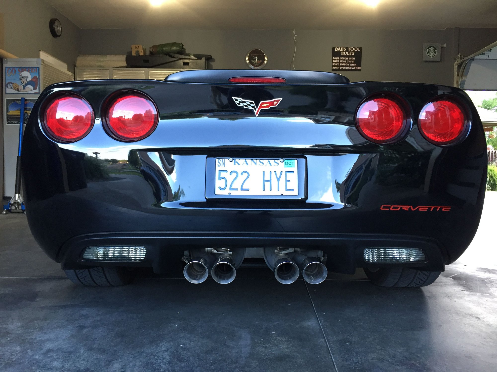 rear corvette acrylic emblem install - CorvetteForum - Chevrolet ...