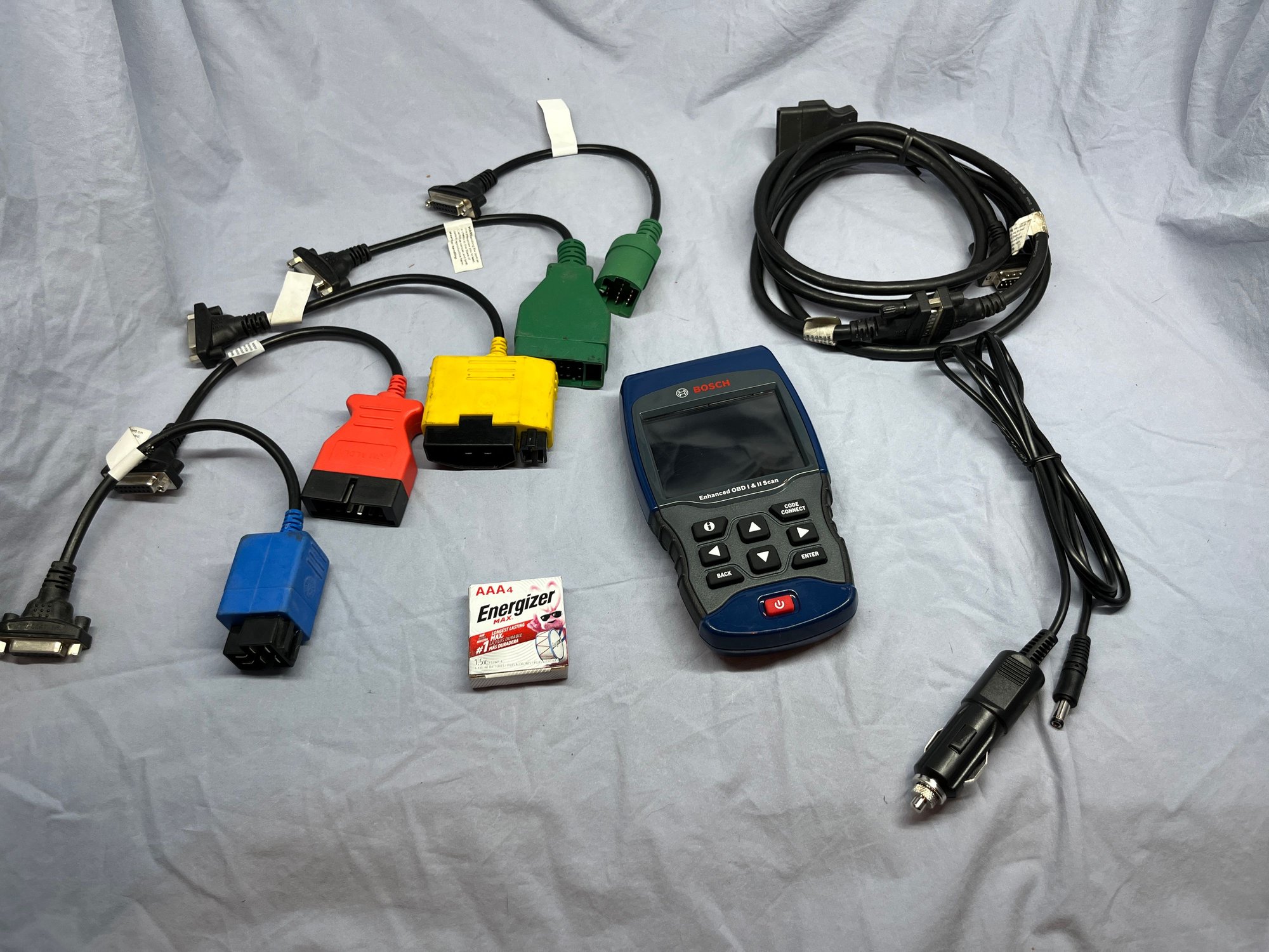 FS (For Sale) Bosch OBD1 & OBDII scan tool w/ all the adaptors ...