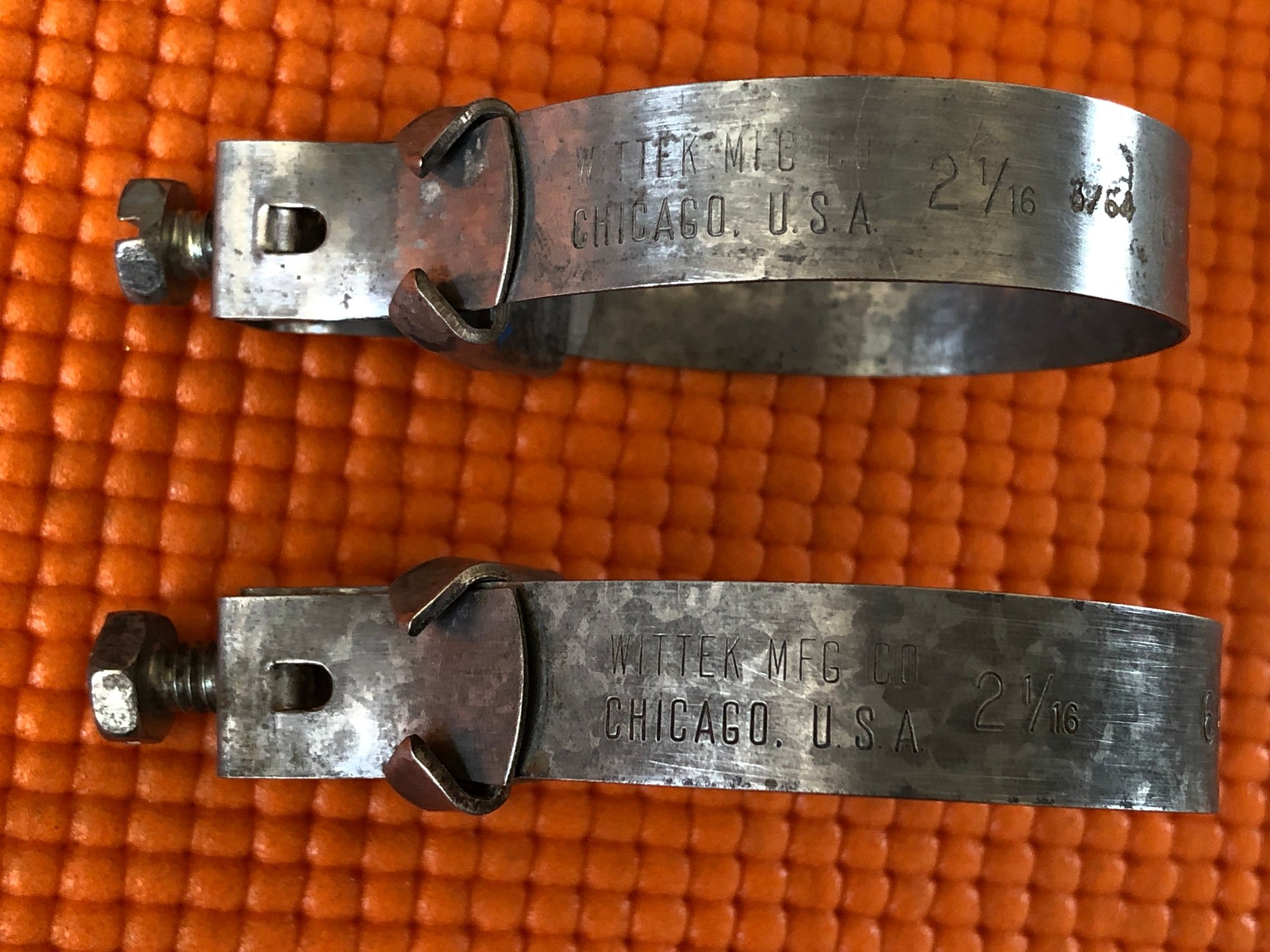 FS (For Sale) ORIGINAL Factory WITTEK Tower Hose Clamps 2 1/16 ...