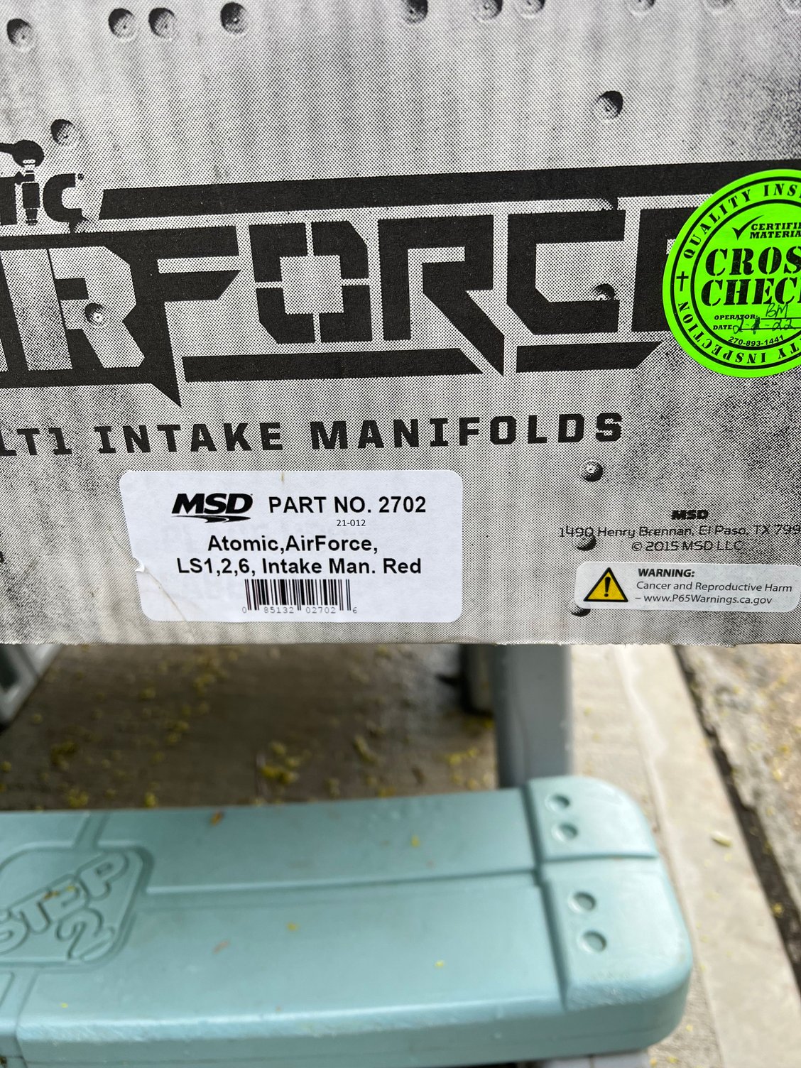 FS (For Sale) MSD Atomic LS1,LS2,LS6 #2702 Intake Manifold ...