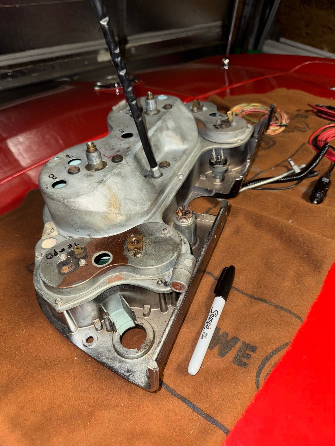 C2 1963 odometer install - CorvetteForum - Chevrolet Corvette Forum ...