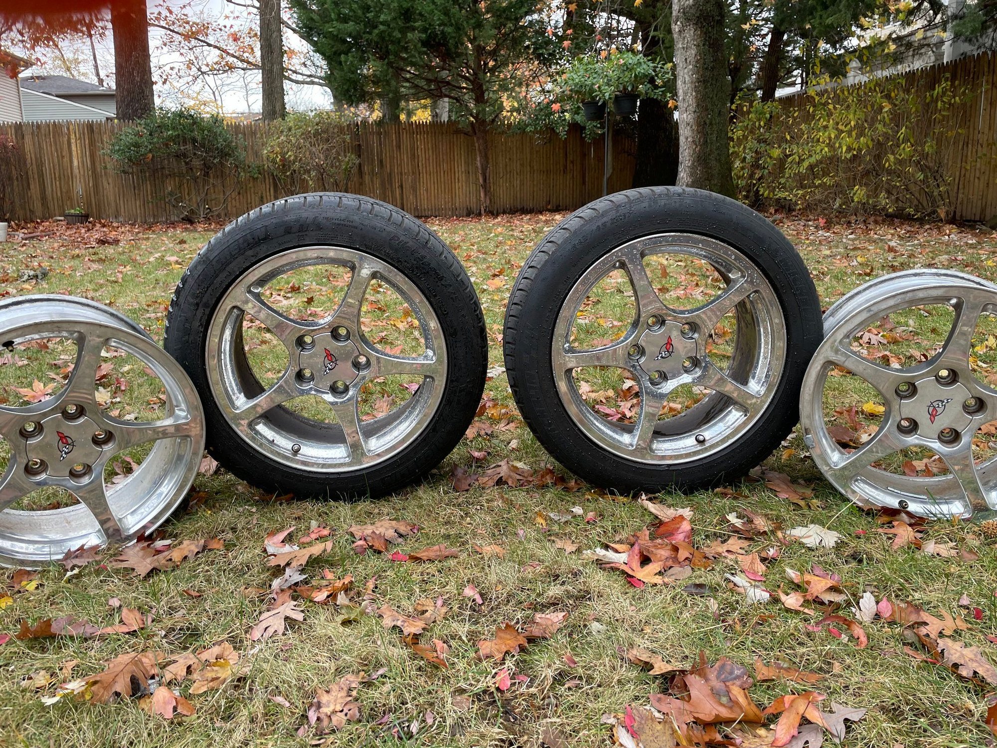 FS (For Sale) C5 OEM RIMS WITH MICH, A/S, low mile tires ...