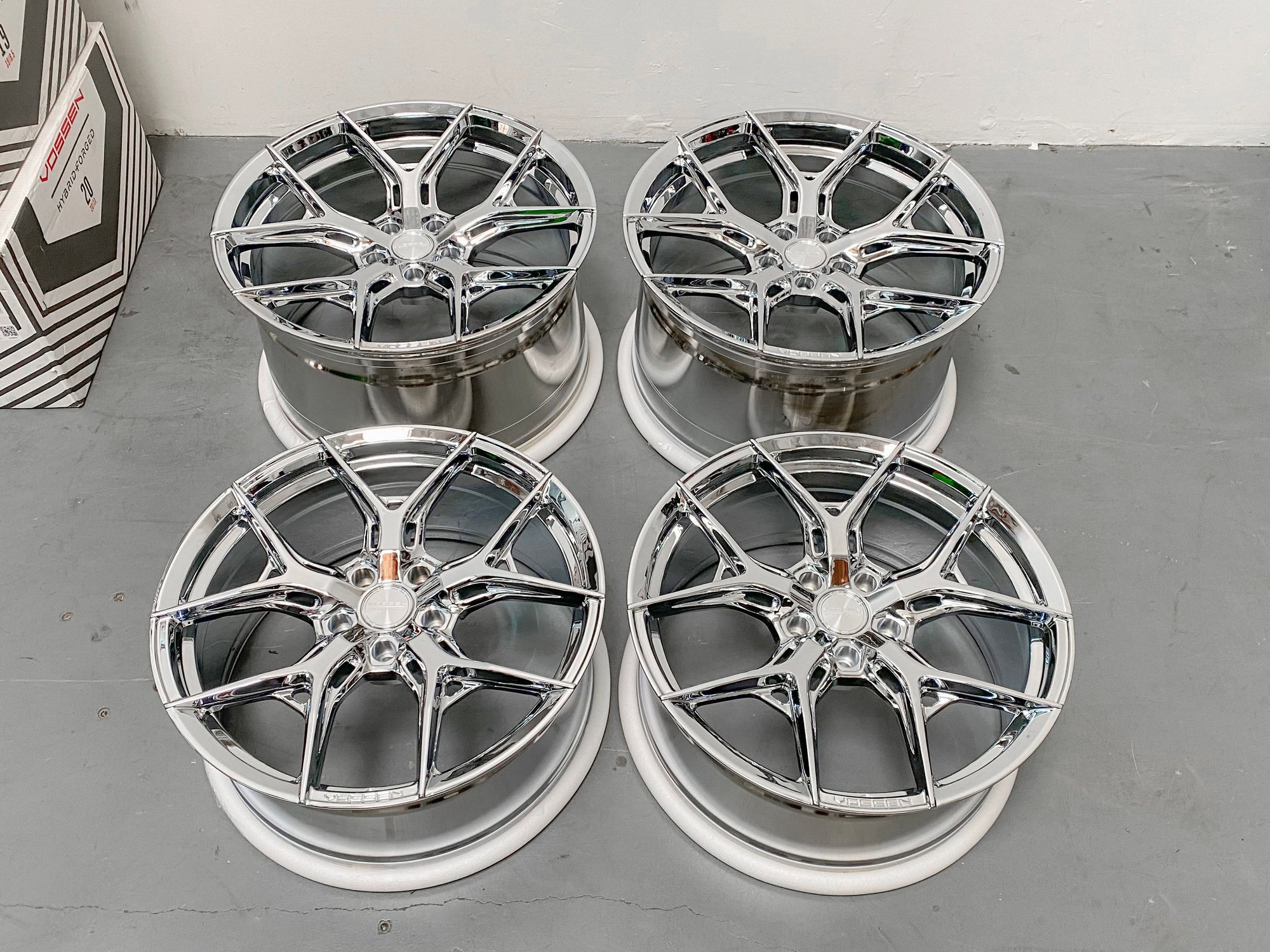 FS (For Sale) Exclusive Vossen HF-5 Chrome Plated Wheels for your ...