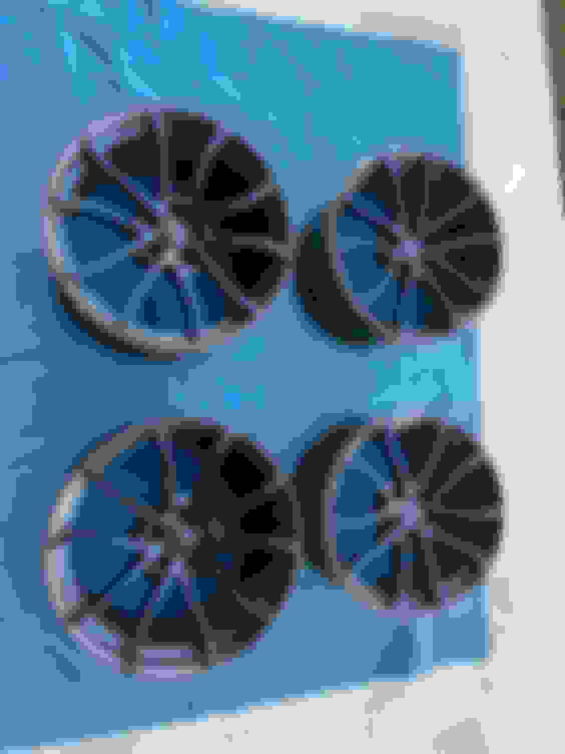 FS (For Sale) C7 Grand Sport Rims Black with red outline ...