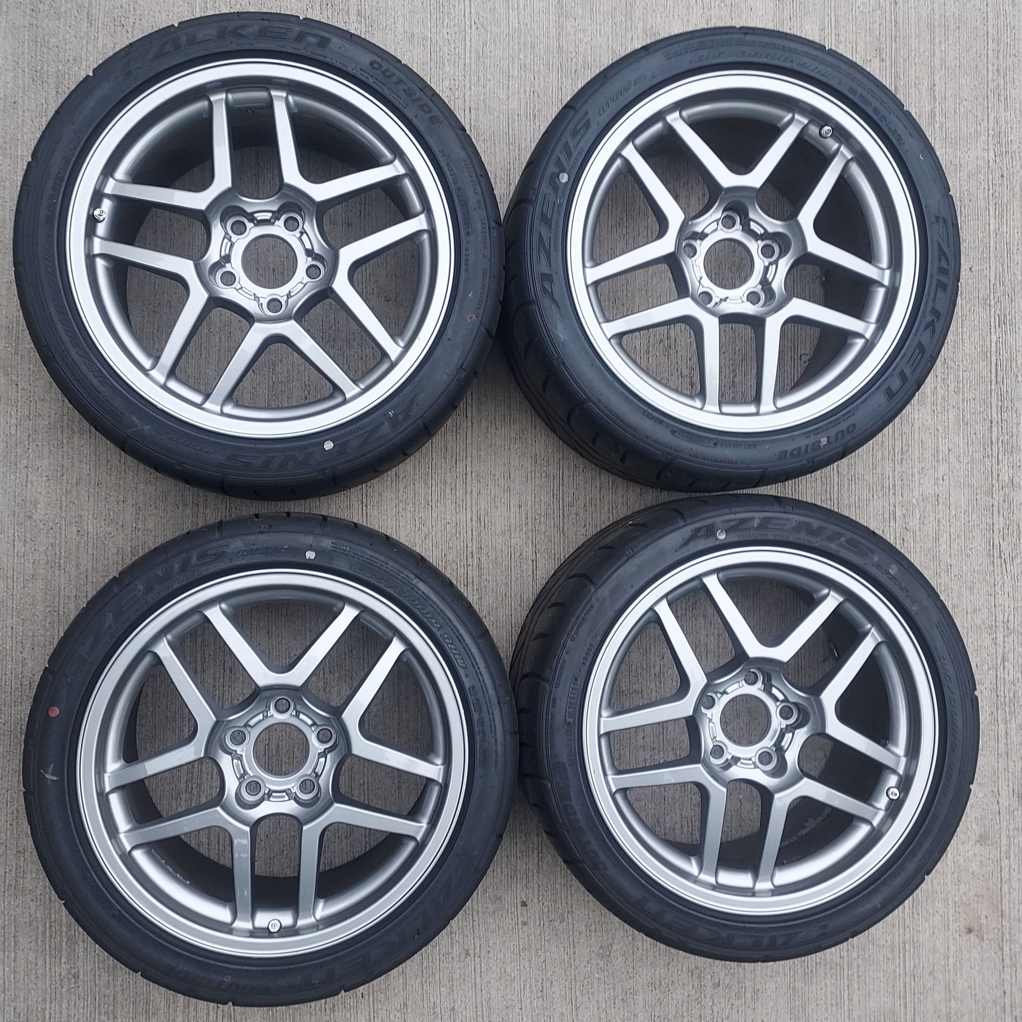 FS (For Sale) Corvette Autocross/HPDE Wheels - Square Setup ...
