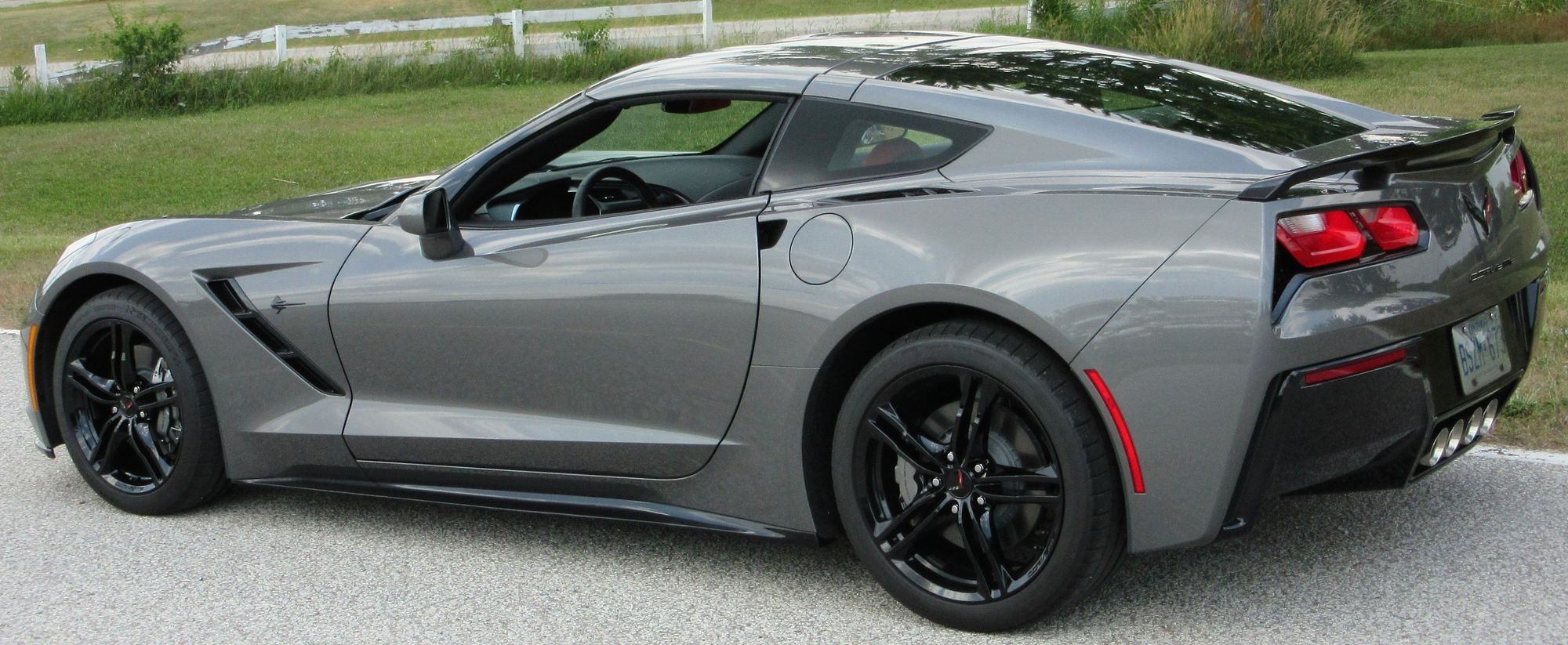 C7 Base StingRay Black High Wing Spoiler (pics) - CorvetteForum ...