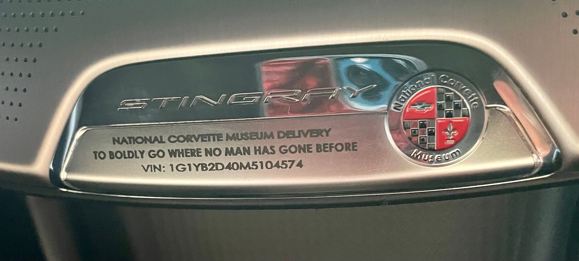 Museum Delivery plaque? - Page 2 - CorvetteForum - Chevrolet Corvette ...