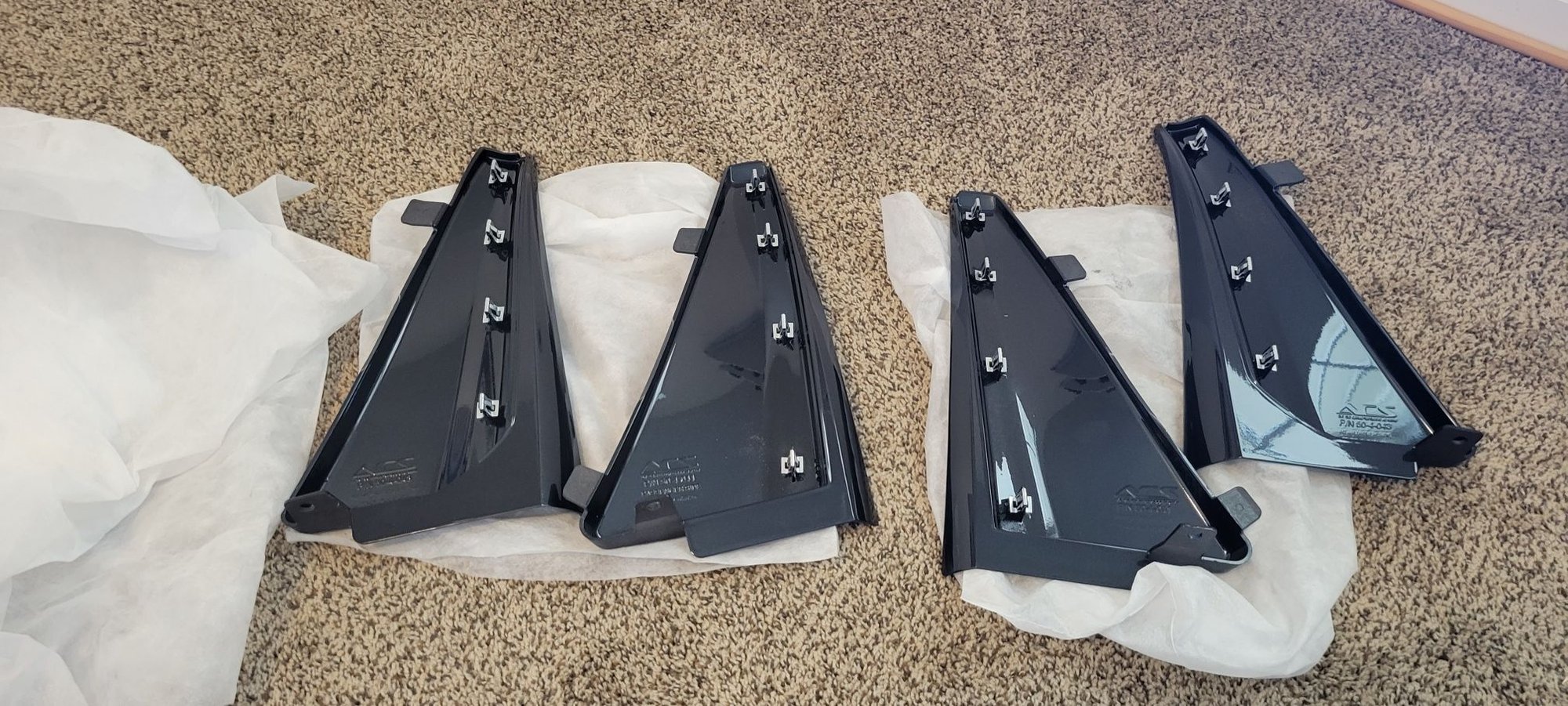 FS (For Sale) NEW ACS - C8 Corvette Rock Guards, Carbon Flash, Best in the business ...