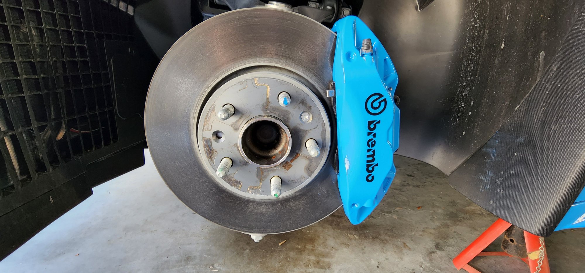 Rapid blue brake calipers Before & After. - CorvetteForum - Chevrolet ...
