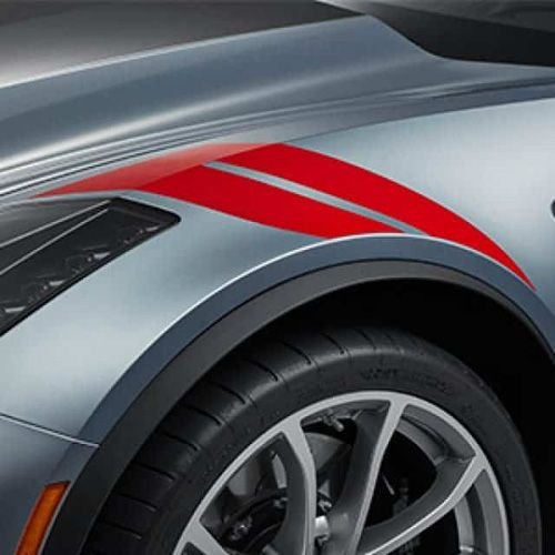 Fender Hash Mark Decal Package 23507123 for 2014-2019 C7 Corvette ...