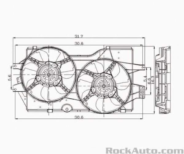 Size of C4 radiator dual fan shroud? - CorvetteForum - Chevrolet ...