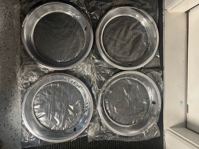 FS (For Sale) 1967 c2 Corvette Original Rally Wheel Trim Rings ...