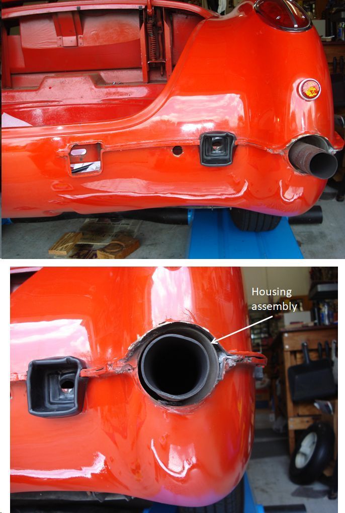 C1 58 rear end exhaust pipe hole - CorvetteForum - Chevrolet Corvette ...