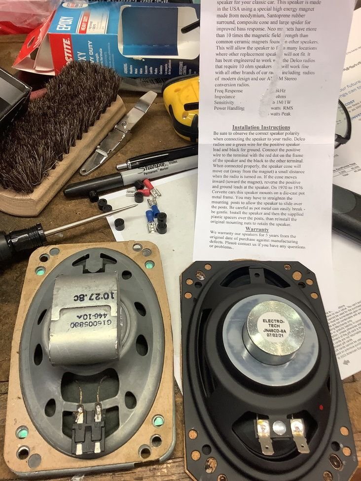 1978-79 U81 Rear Speakers - CorvetteForum - Chevrolet Corvette Forum Discussion