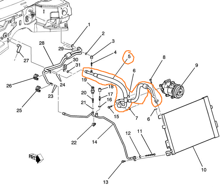 Why would this AC line burst? - CorvetteForum - Chevrolet Corvette ...