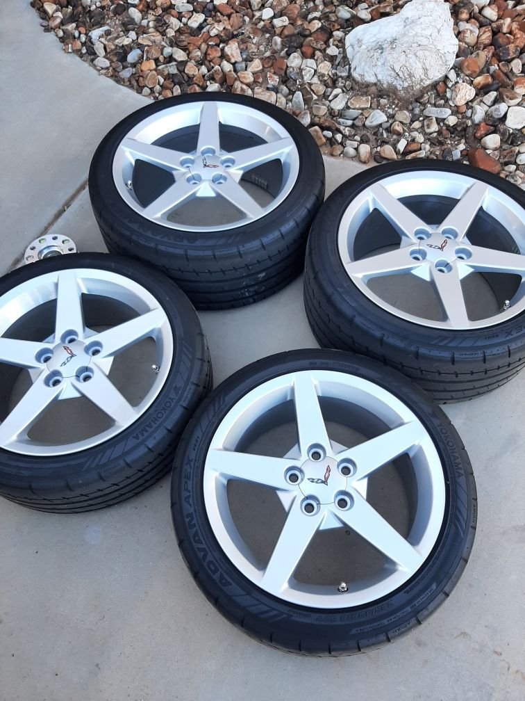 FS (For Sale) C6 Corvette OEM wheels & Yokohama tires. Las Vegas ...