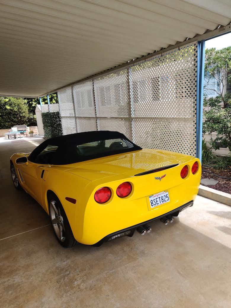 FS (For Sale) C6 Velocity Yellow convertible 3LT low mileage ...