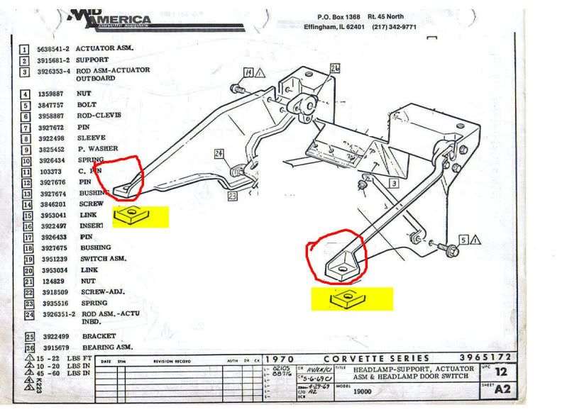 C3 Headlight mounting brackets - CorvetteForum - Chevrolet Corvette ...